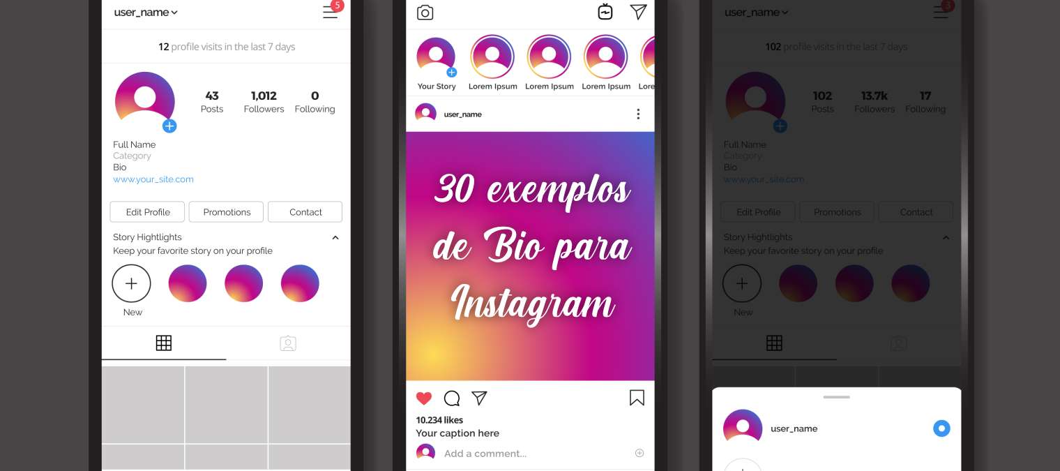 30 exemplos de Bio para Instagram - Estudio Web